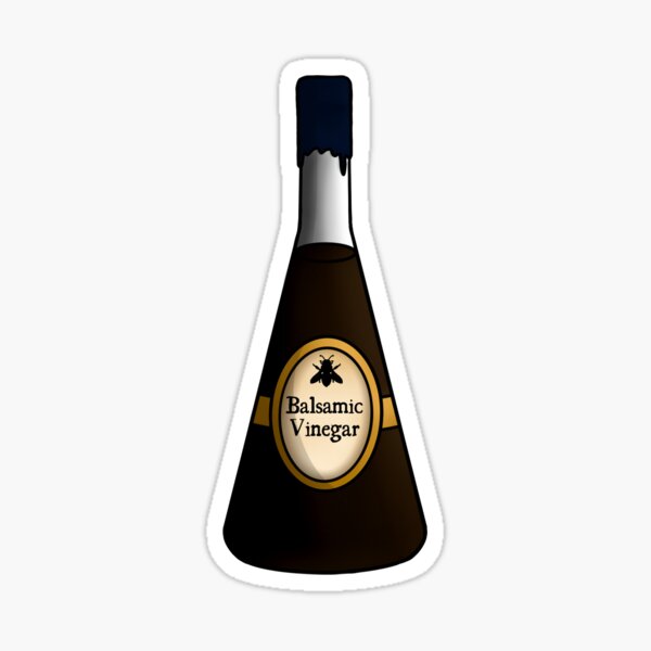 "Aged Balsamic Vinegar " Sticker for Sale by honeybeepaper | Redbubble