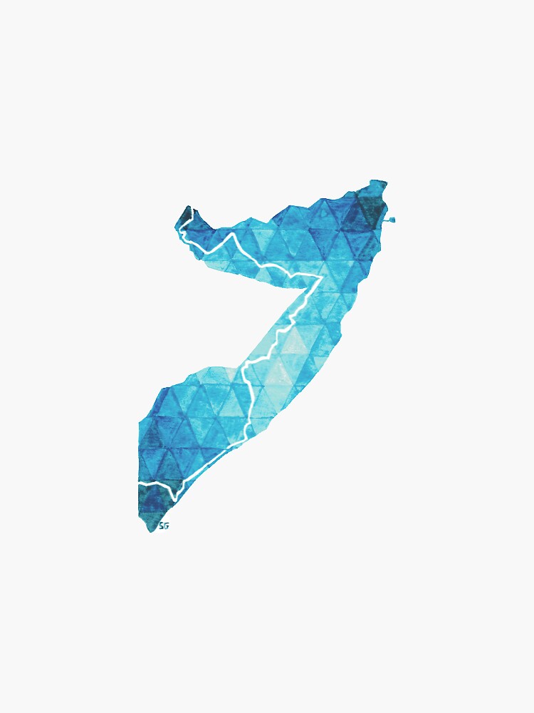 "Somalia" Sticker for Sale by SharlaPaints | Redbubble