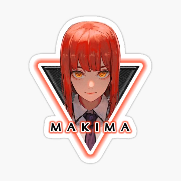 "MAKIMA - CHAINSAW MAN" Sticker for Sale by PeNge2000 | Redbubble