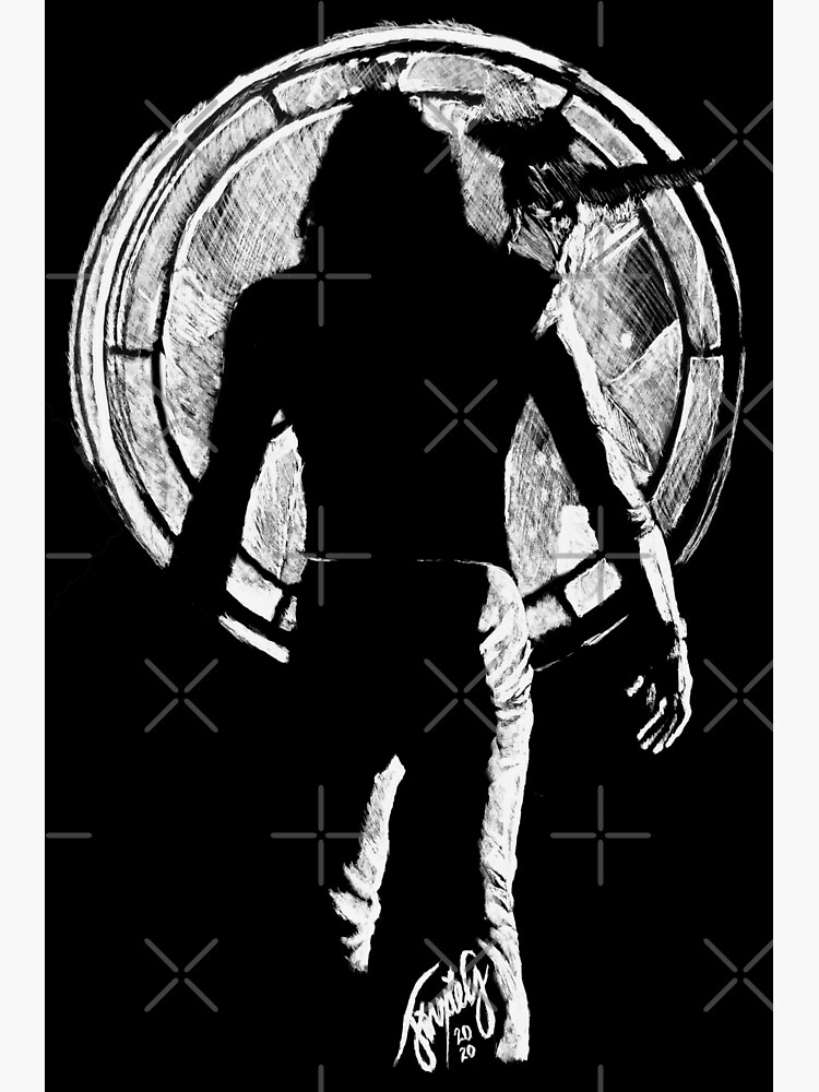 "The Crow ink board print" Sticker for Sale by JinxiesWorld | Redbubble