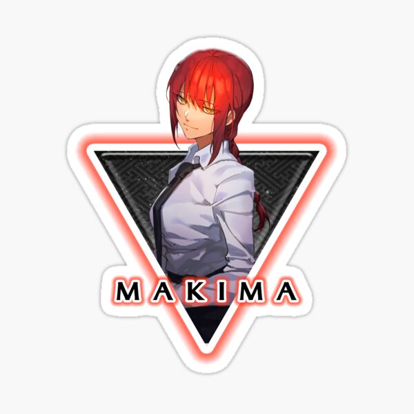 "MAKIMA - CHAINSAW MAN" Sticker for Sale by PeNge2000 | Redbubble