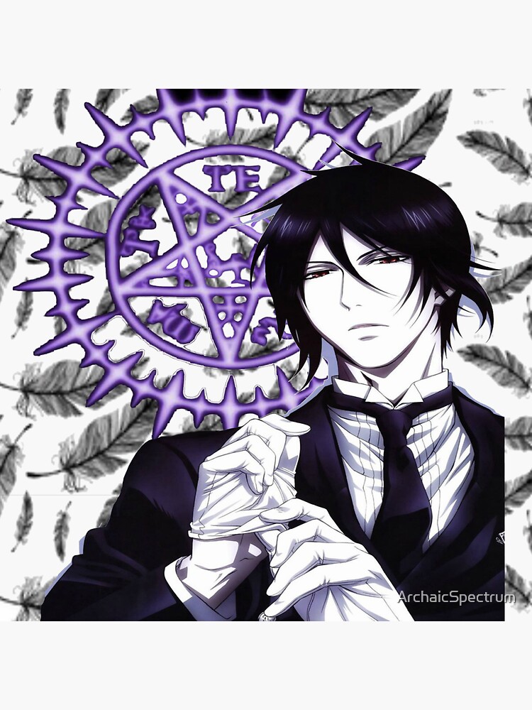 "Black Butler Hell of a Butler" Sticker for Sale by ArchaicSpectrum ...