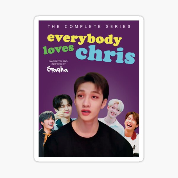 "Everybody loves chris" Sticker for Sale by malerfk09 | Redbubble