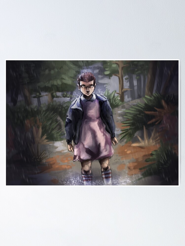 Póster «Ilustración completa de "Once" de Stranger Things» de Kylie ...