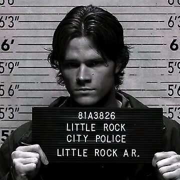 "Supernatural - Sam Winchester Mugshot" Sticker for Sale by ...