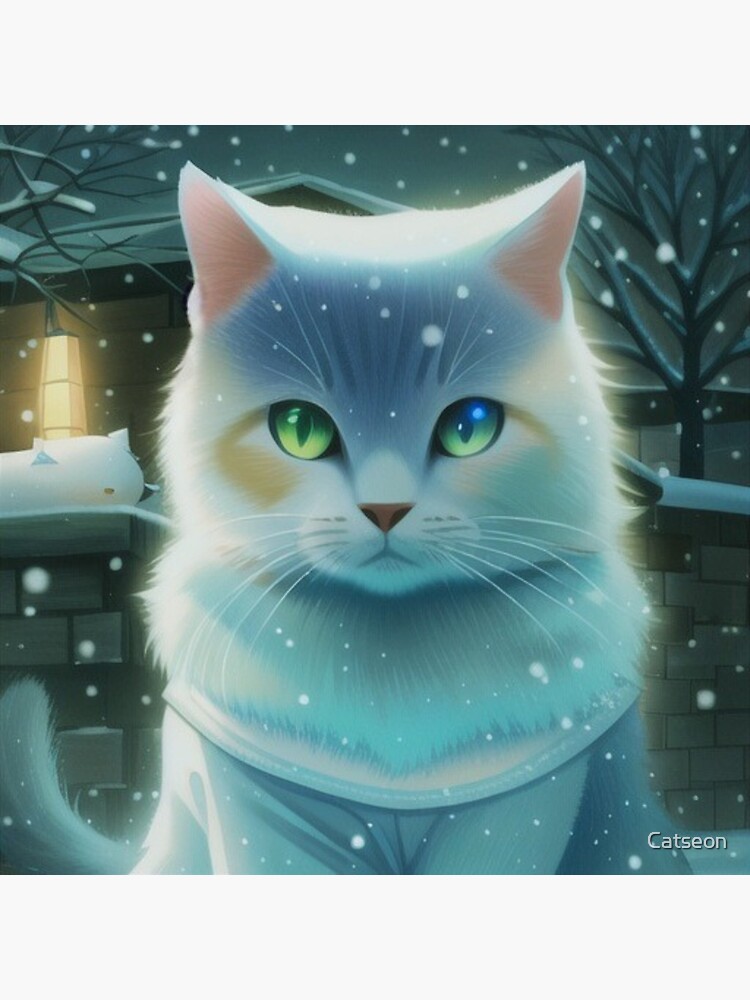 "Hello kitty winter | Cat Christmas" Sticker for Sale by Catseon ...