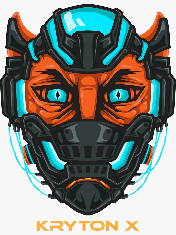 "XYBORG MECH" Sticker for Sale by Void-Ungrateful | Redbubble