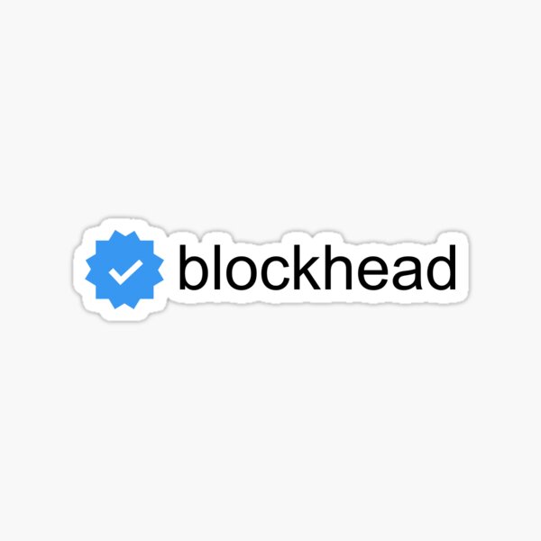 "Verified Blockhead (New Kids on the Block Fan)" Sticker for Sale by ...