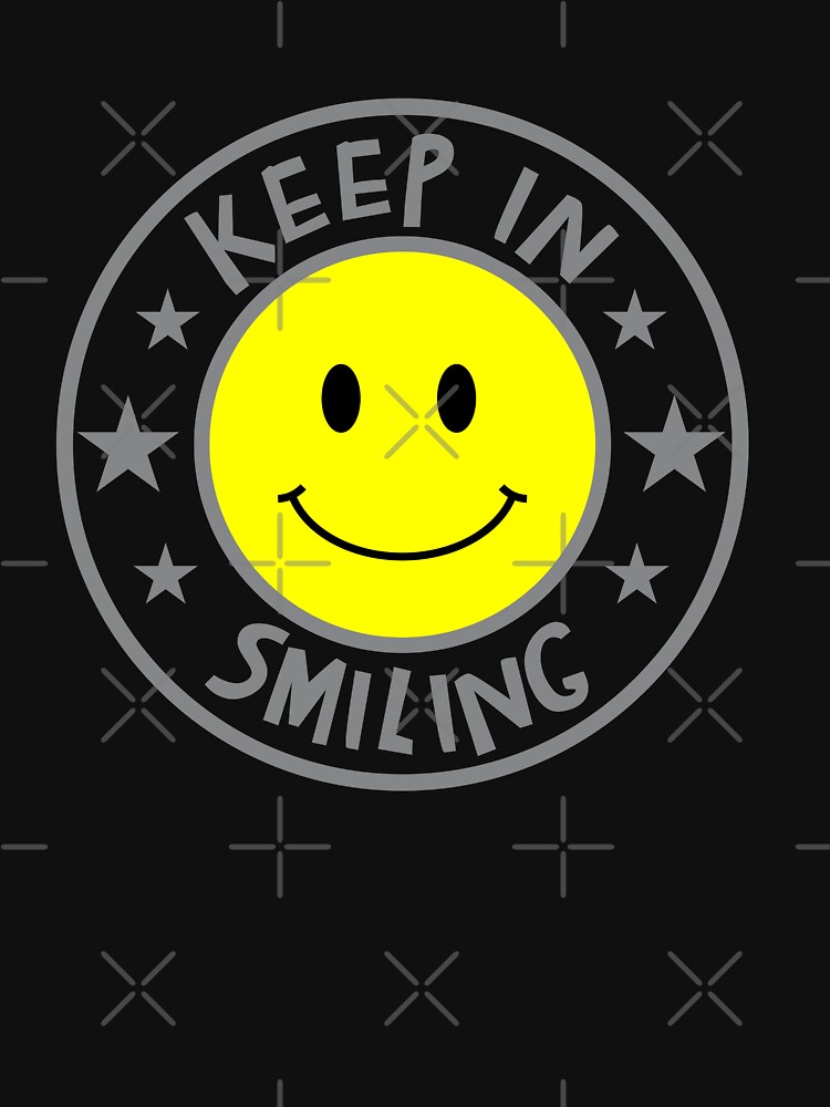 "Smiling face - yellow meme sticker" T-shirt for Sale by ...