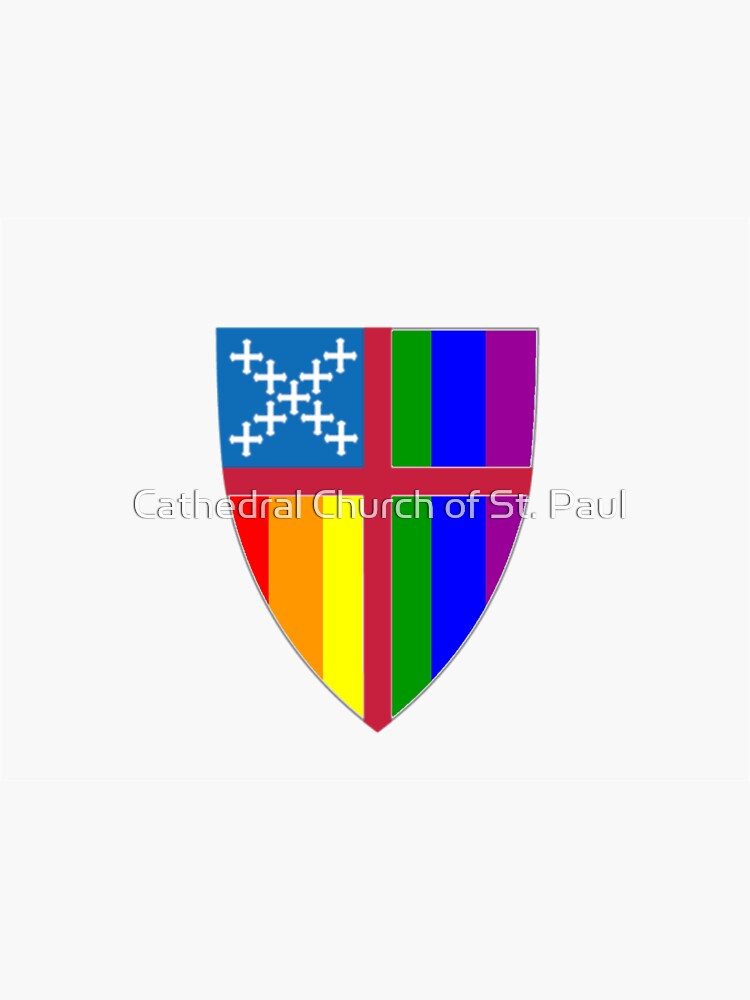 "Episcopal Shield - Pride Edition" Sticker for Sale by kirstenbuniak ...
