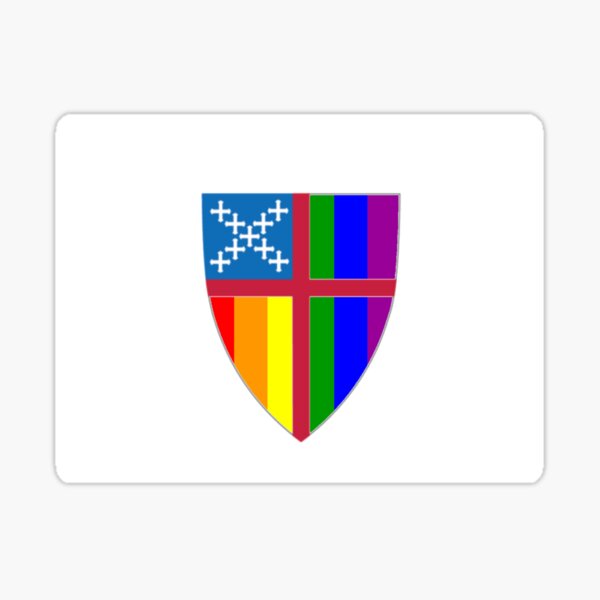 "Episcopal Shield - Pride Edition" Sticker for Sale by kirstenbuniak ...