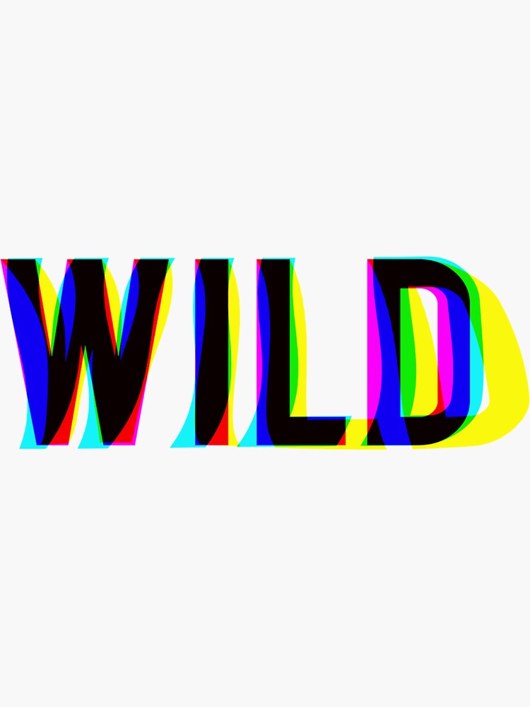 "The WILD" Sticker for Sale by Didjer | Redbubble