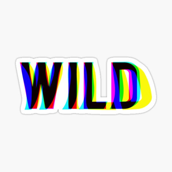 "The WILD" Sticker for Sale by Didjer | Redbubble