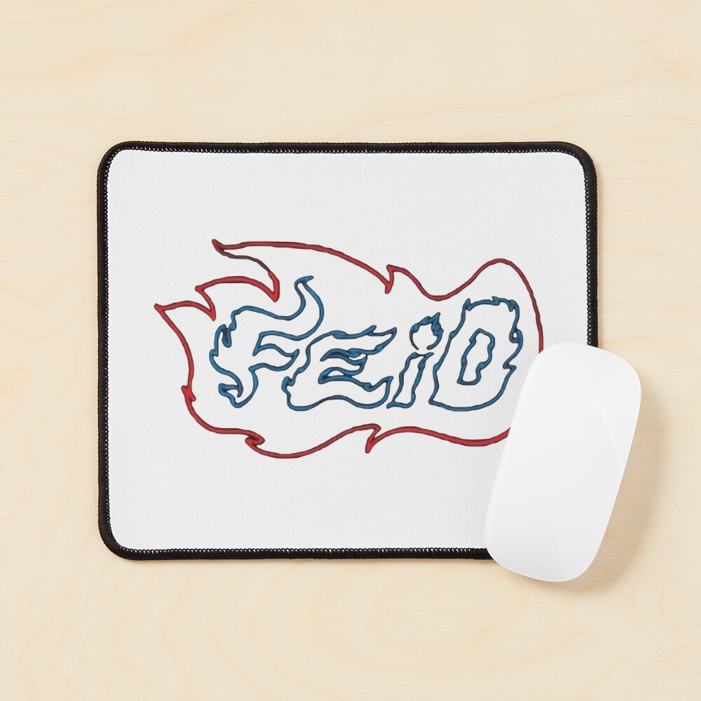 "White Feid Logo" Sticker by pintiita | Redbubble