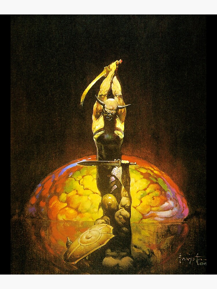"Frank Frazetta" Poster for Sale by KARISHANRATTY | Redbubble