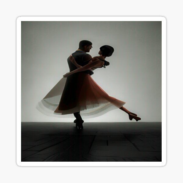 "Tango" Sticker for Sale by ZvezdanArt | Redbubble
