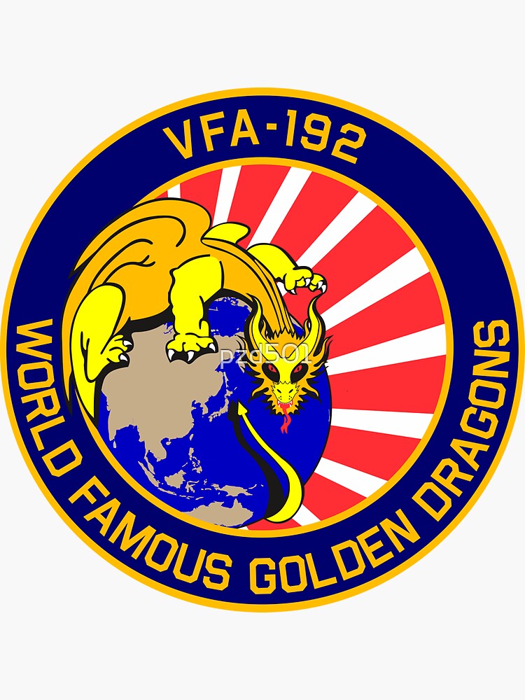 "USN VF-192 Strike Fighter Squadron - World Famous Golden Dragons ...