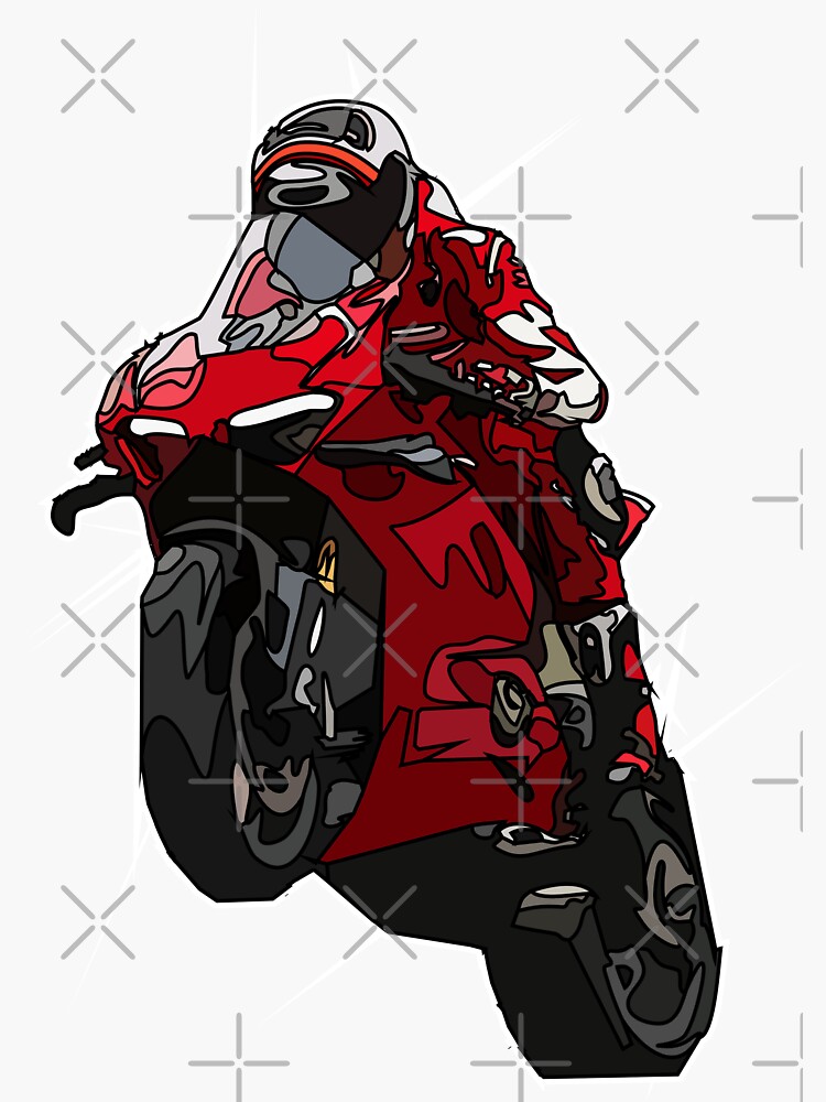 "Superbike Wheelie" Sticker for Sale by Nosut | Redbubble