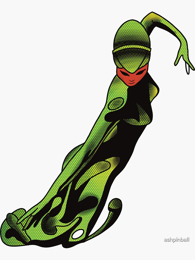 "Quicksilver Woman! " Sticker for Sale by ashpinball | Redbubble