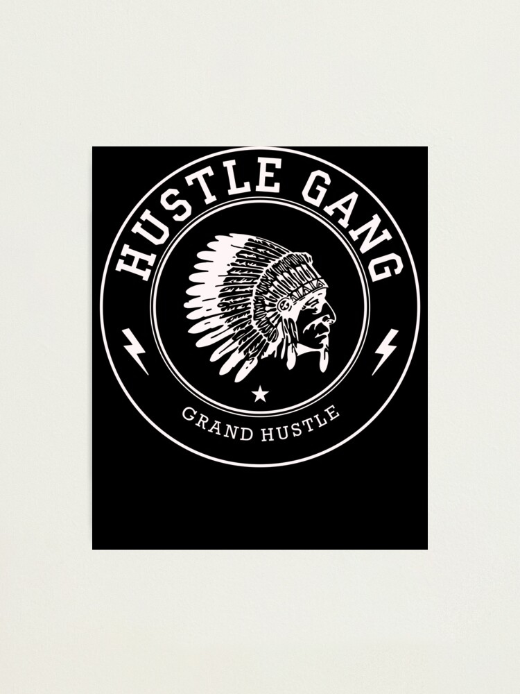 Hustle Gang Logo Hustle Gang T Shirt Mens 3X Black Native American