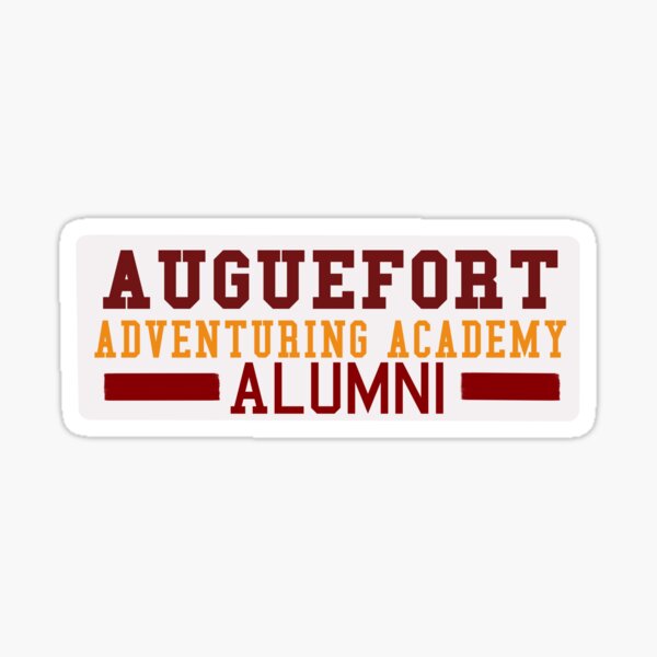 "Auguefort Adventuring Academy Alumni" Sticker for Sale by Spaghetti ...