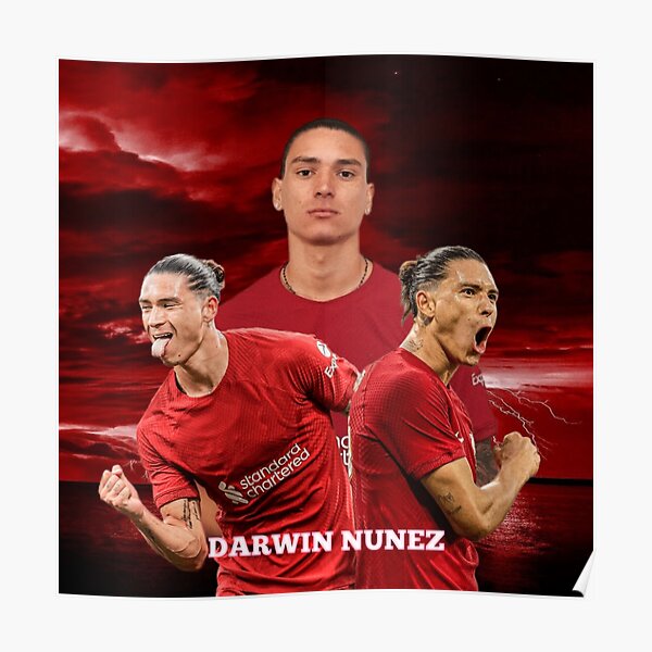 "Darwin Nunez Art Posters" Poster for Sale by akhir23 | Redbubble