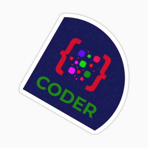 "Computer Programming Coder T-Shirt Design" Sticker for Sale by ...