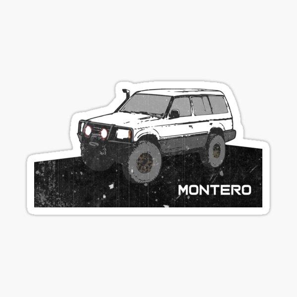 "Mitsubishi Montero " Sticker for Sale by arkantero | Redbubble