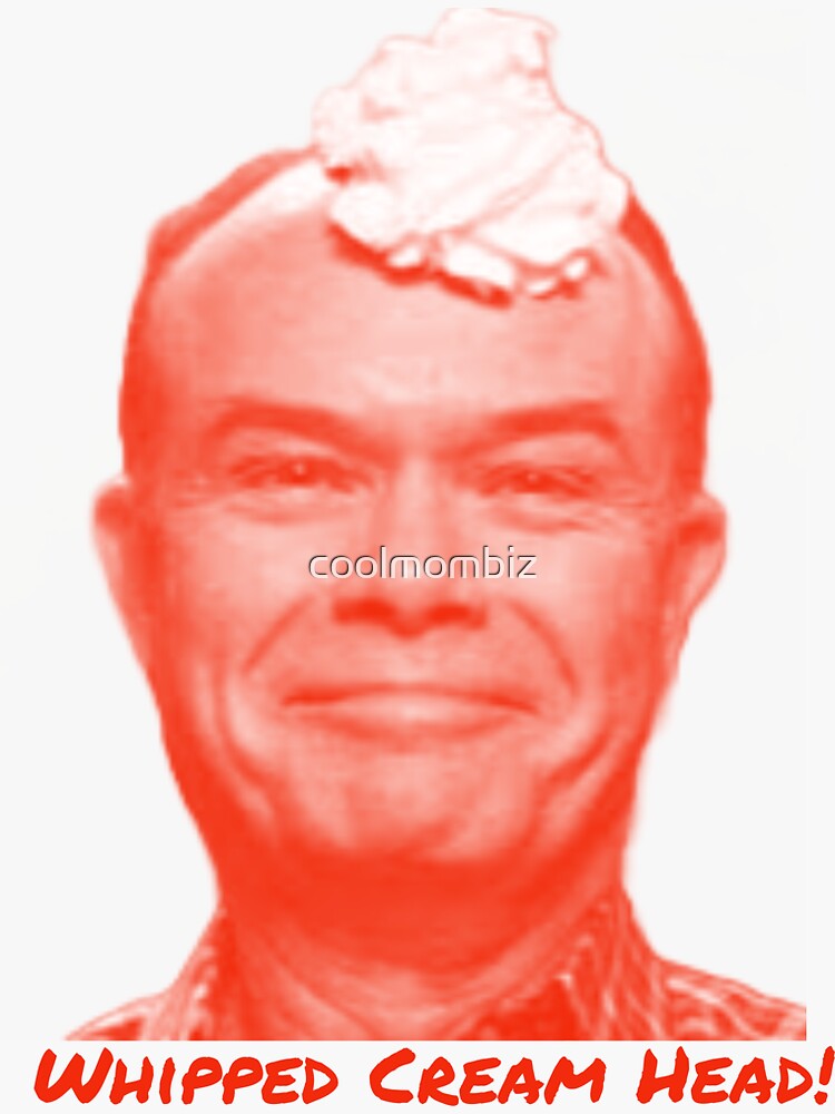 "Red Forman - Whipped Cream Head!" Sticker for Sale by coolmombiz ...