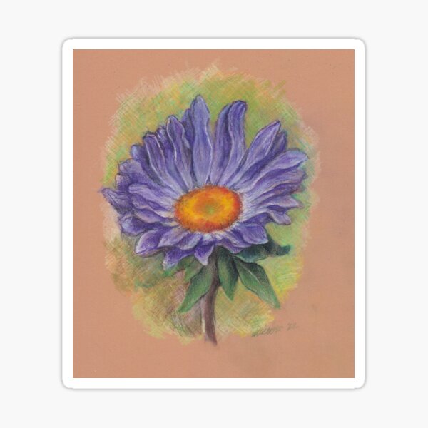 "Aster" Sticker for Sale by AHWARTWORK | Redbubble