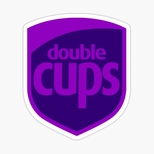 "Copy of UPS - Double Cups" Sticker for Sale by BigRolly | Redbubble