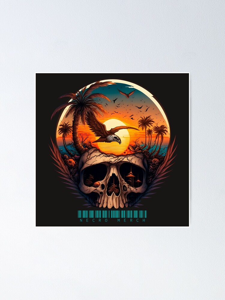 "The Sunset - Necro Merch " Poster for Sale by NecroMerch | Redbubble
