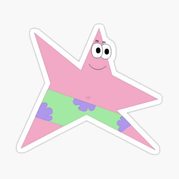 "Patrick Star Dancing" Sticker for Sale by AestheticBoho | Redbubble