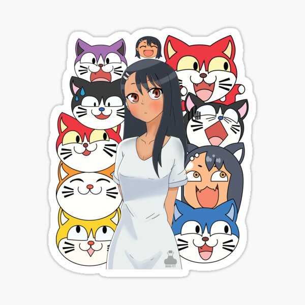 "Nagatoro Saint emotes" Sticker for Sale by manapots | Redbubble
