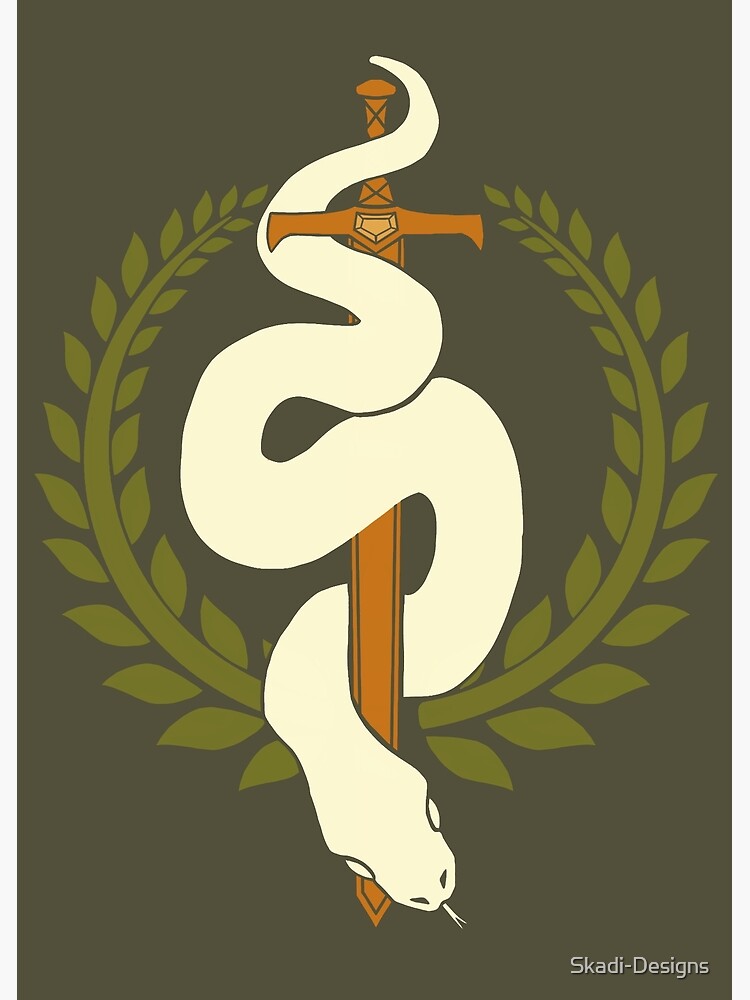 "Snake Sigil" Poster for Sale by Skadi-Designs | Redbubble