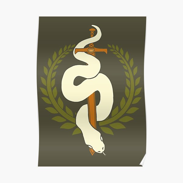 "Snake Sigil" Poster for Sale by Skadi-Designs | Redbubble