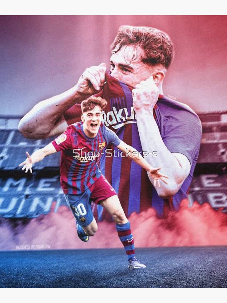 "GAVI - Pablo Martín " Sticker for Sale by Shop-Stickers-s | Redbubble