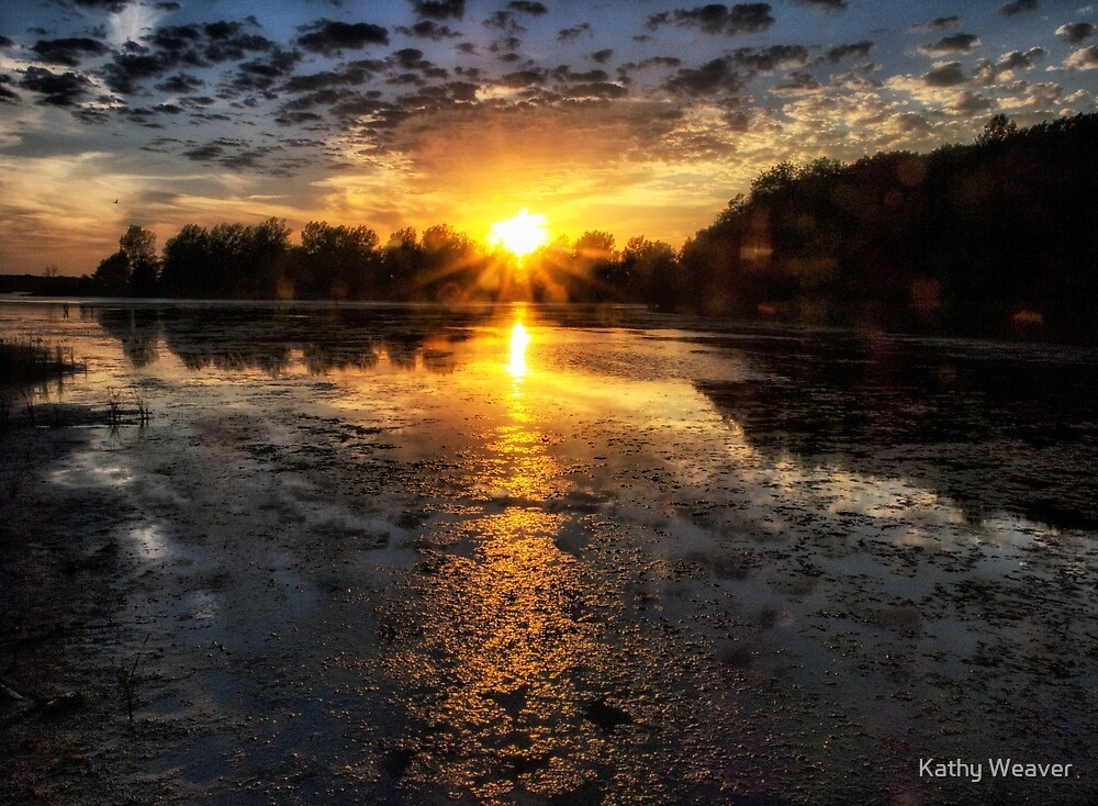 "Sunset on Roy Lake - South Dakota" by Kathy Weaver | Redbubble