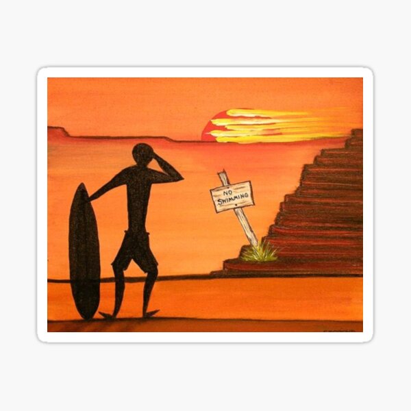 "Surf Seeker" Sticker for Sale by EJCairns | Redbubble