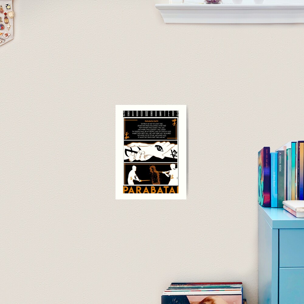 "Parabatai Oath - Shadowhunters" Art Print by DalyRincon | Redbubble