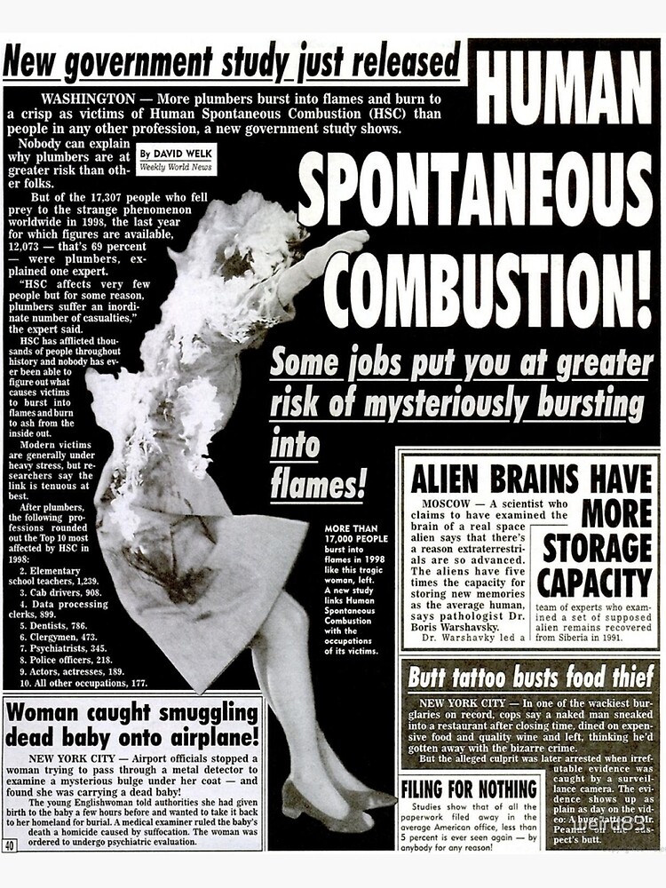 "Spontaneous human combustion alien brain on fire flames mysteries ...