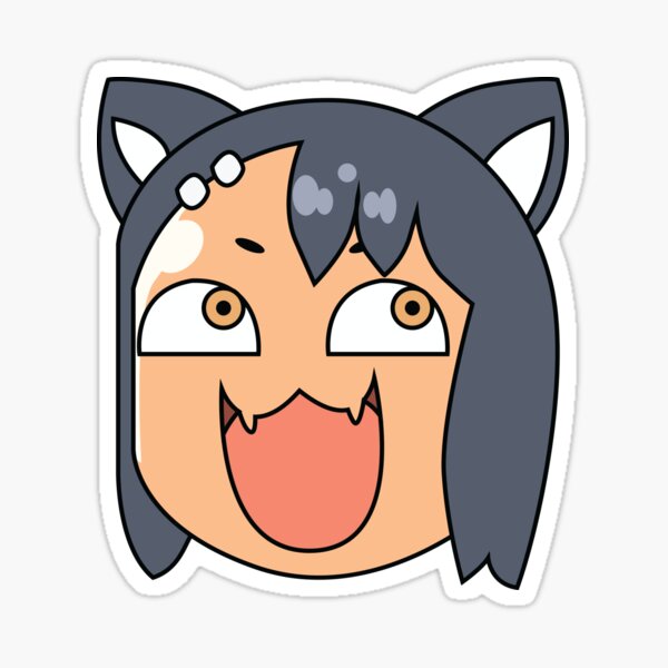 "Nagatoro Saint emotes" Sticker for Sale by manapots | Redbubble
