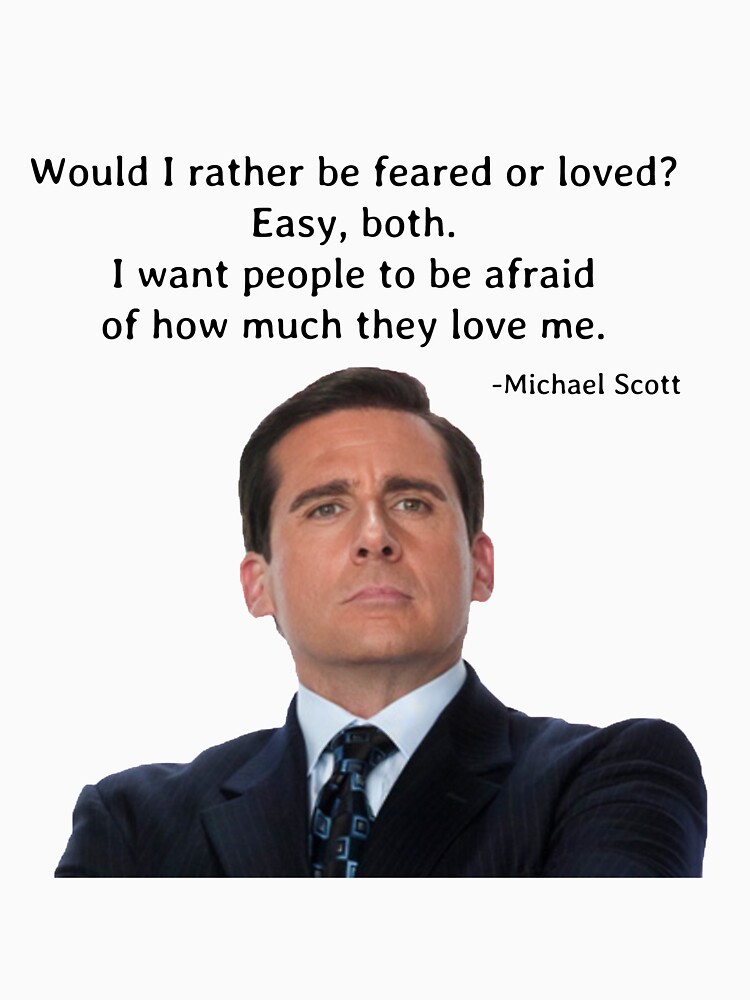 "Michael Scott Quote" T-shirt for Sale by BobbyWong | Redbubble ...