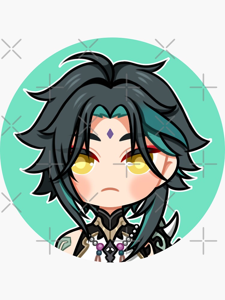 "Xiao" Sticker for Sale by nekoniki | Redbubble