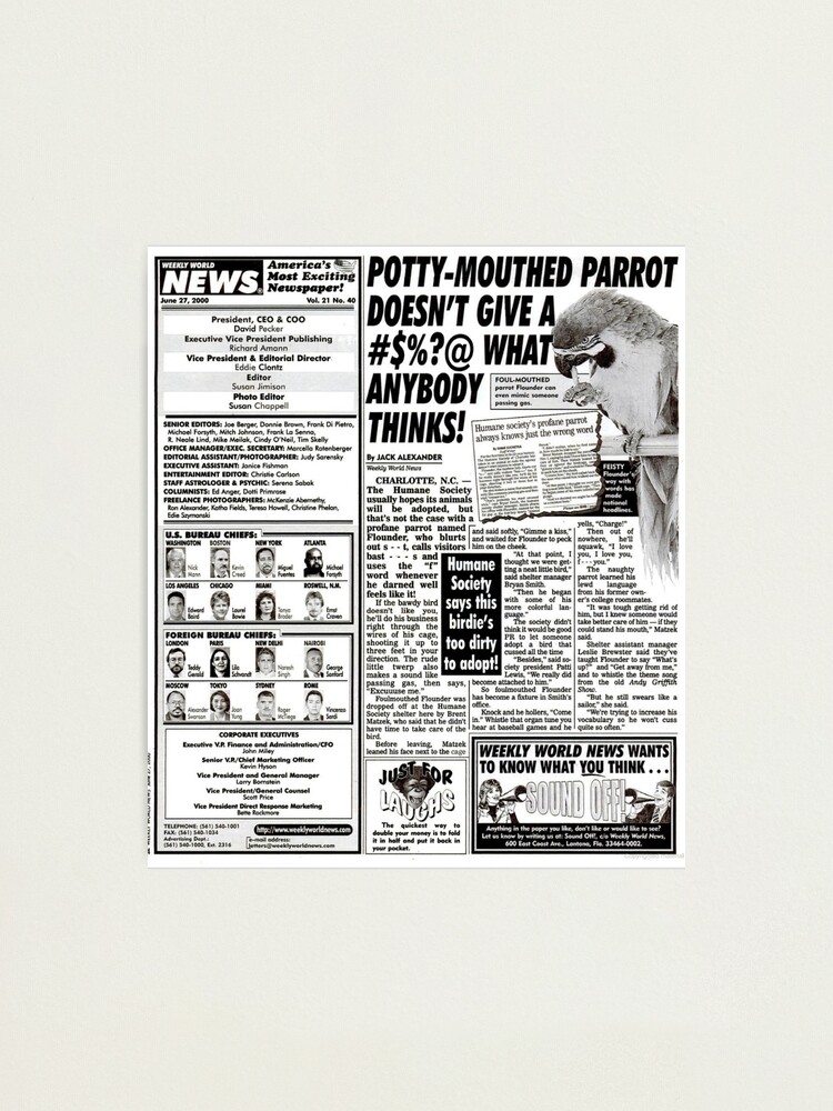 "Potty mouthed parrot funny talking bird swearing bird pet parakeet ...