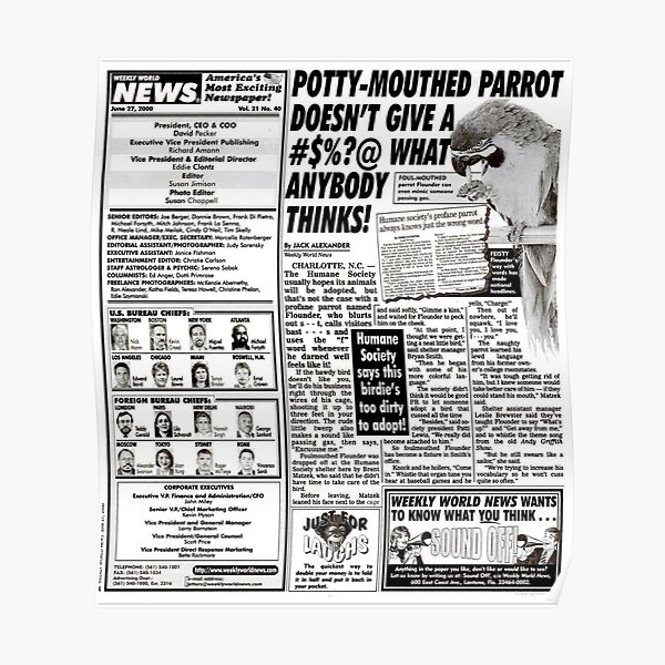 "Potty mouthed parrot funny talking bird swearing bird pet parakeet ...