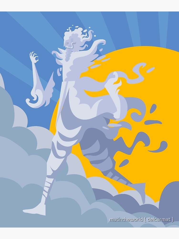 "wind air elemental titan" Poster by matintheworld | Redbubble