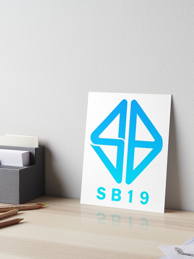 "SB19 PPOP BLUE LOGO" Art Board Print for Sale by ThornDesignsCo ...