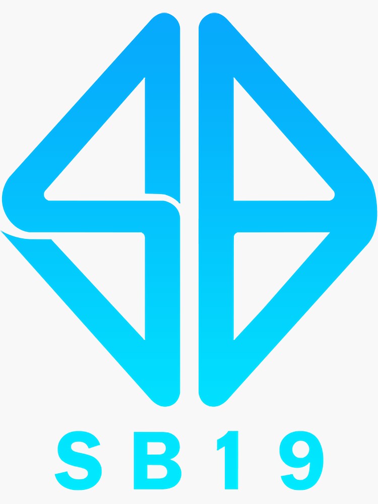 "SB19 PPOP BLUE LOGO" Sticker for Sale by ThornDesignsCo | Redbubble
