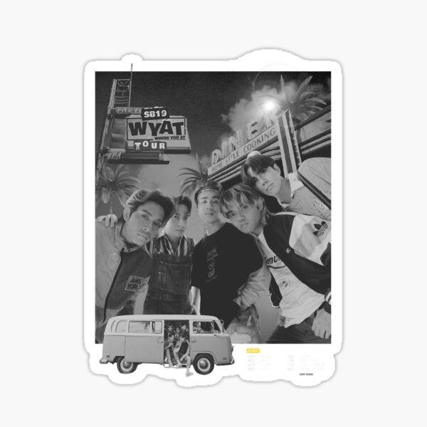 "SB19 WYAT World Tour" Sticker for Sale by ThornDesignsCo | Redbubble